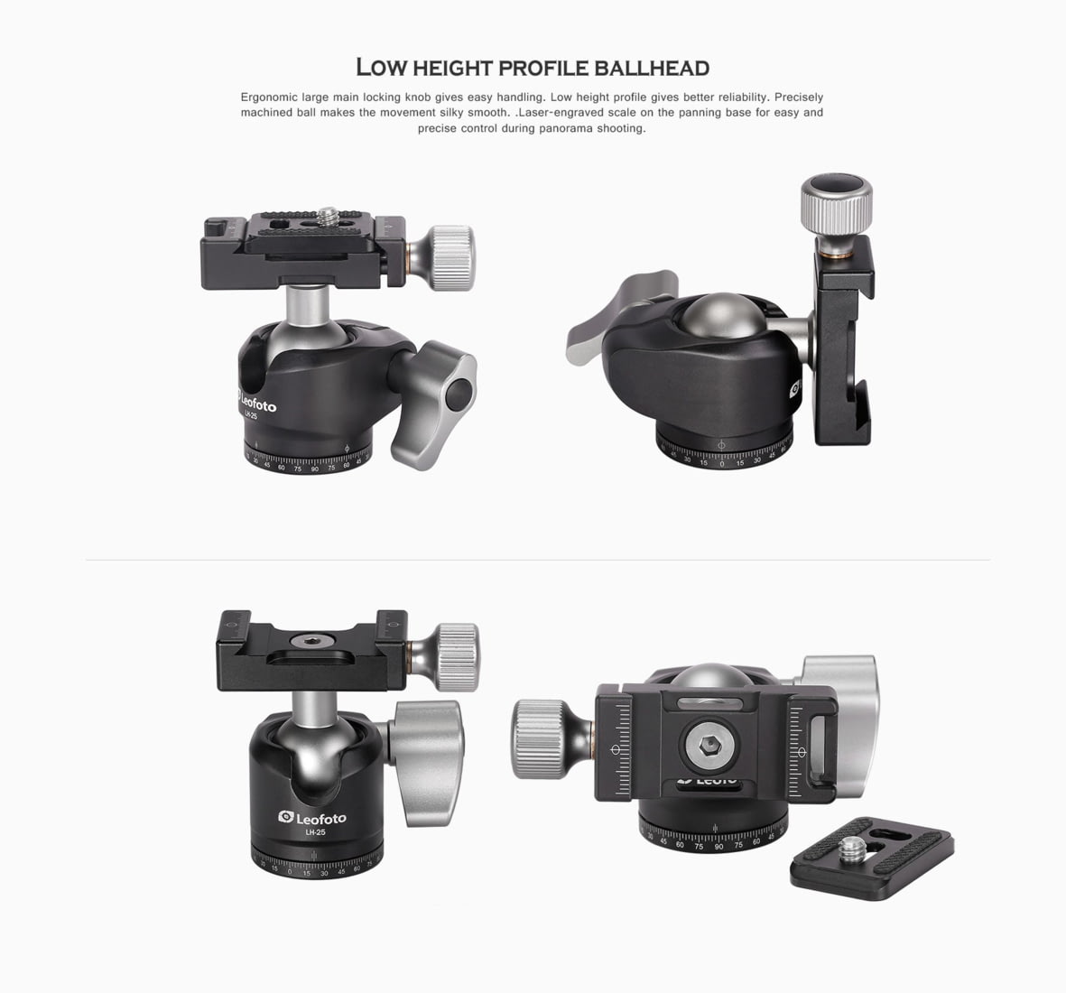 Leofoto MT-02 Aluminum Mini Table Top Tripod w/ Ball Head Kit FREE S&H ...