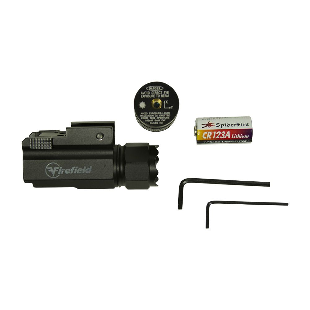 Firefield Interchangeable Tactical Flashlight and Green Laser Pistol ...