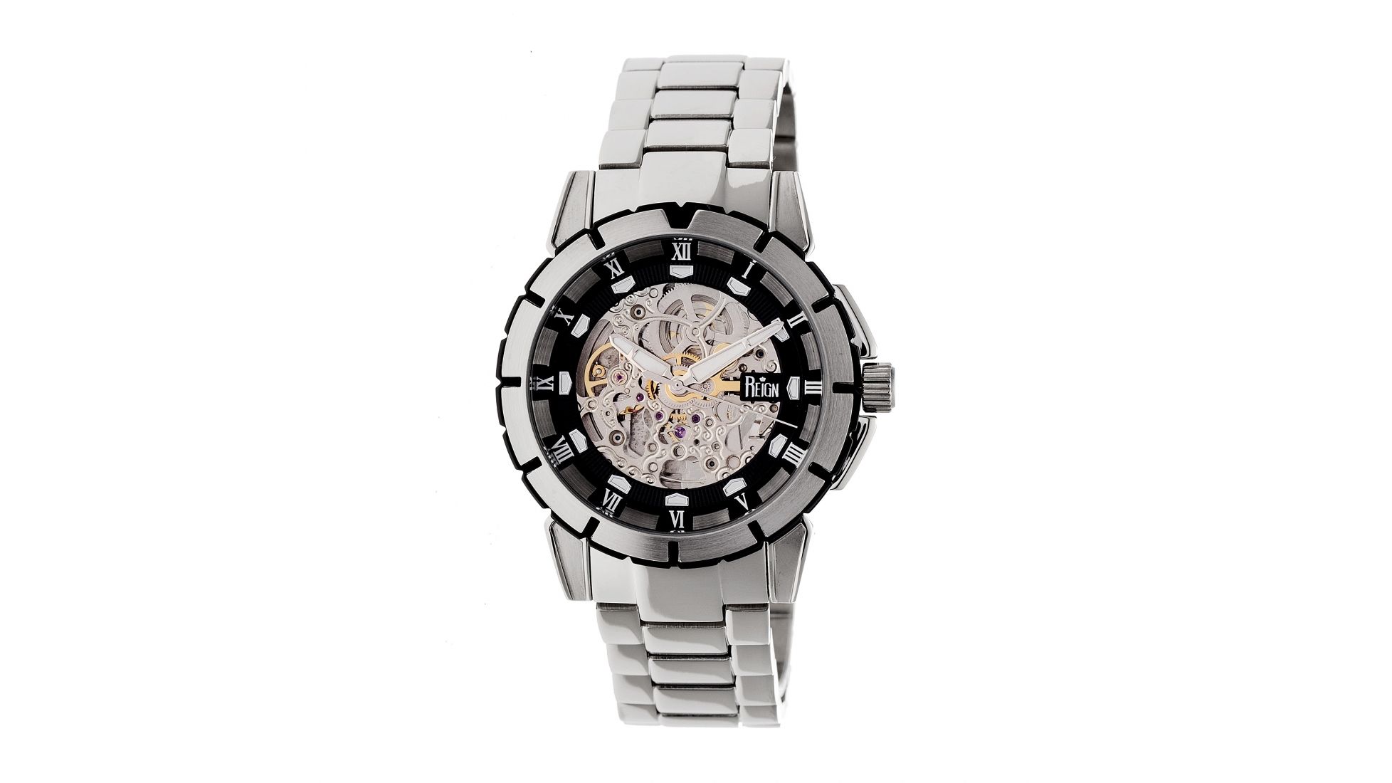 Reign Philippe Automatic Skeleton Dial Bracelet Watch . Reign Watches ...