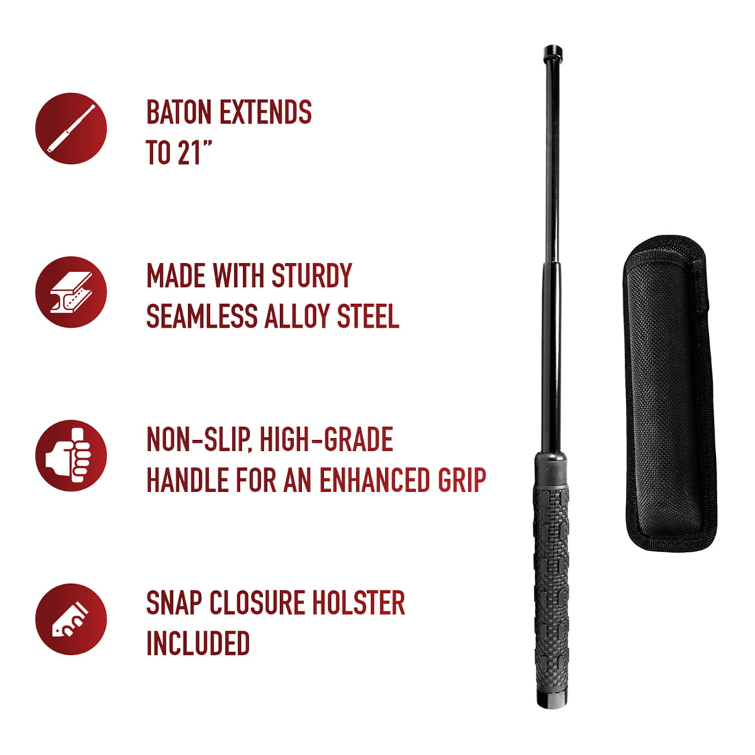 Smith & Wesson Heat Treated Collapsible Baton FREE S&H SWBAT21H ...