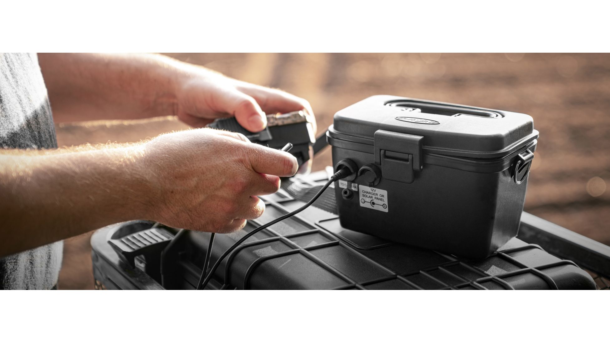 Spypoint 12V Battery Kit w/12ft Power Cable . Spypoint Batteries.