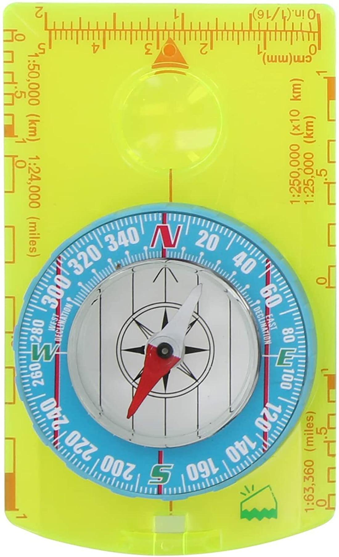 UST HI - VIS Deluxe Map Compass 1156796. UST Compasses.